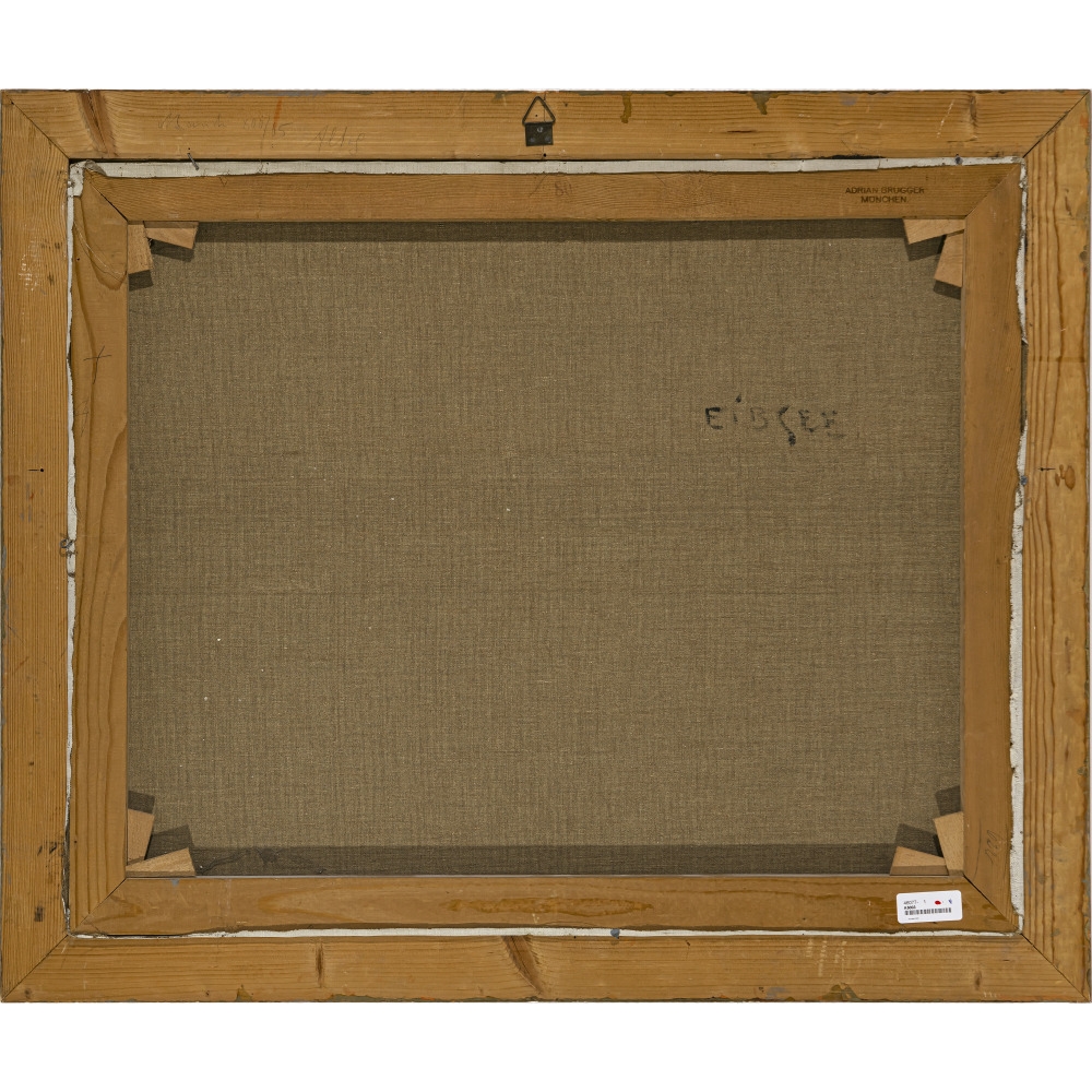 Hans Maurus | Hans Maurus - Blick auf Eibsee mit Zugspitze (1901 ...