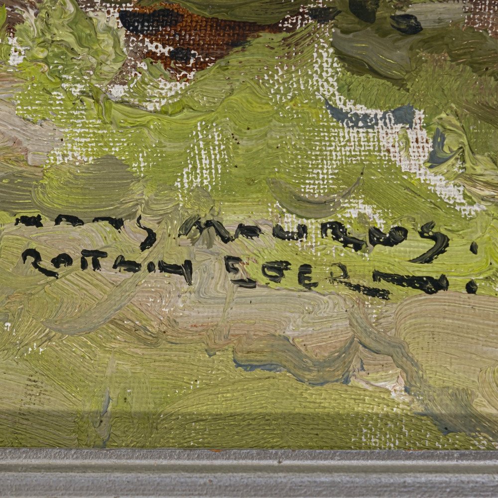 Hans Maurus | Hans Maurus - Blick auf Eibsee mit Zugspitze (1901 ...