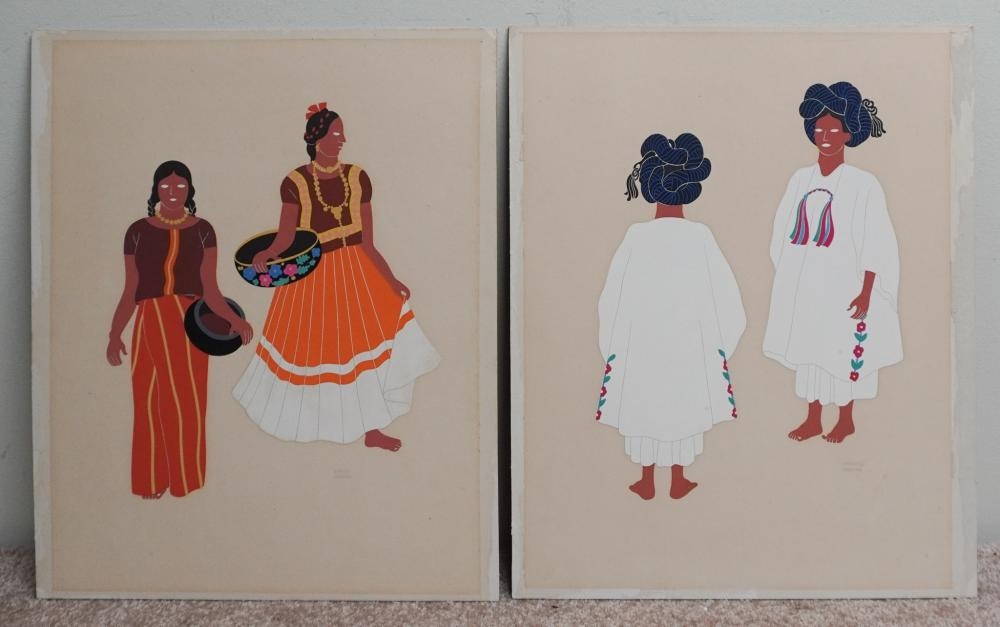 Carlos Mérida | DOS FIGURAS (1949) | MutualArt