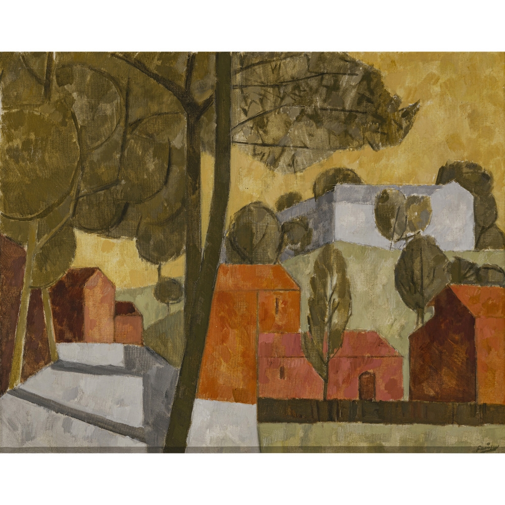 Arthur Fauser | Arthur Fauser Vermutlich 1960er Jahre - Landschaft mit ...