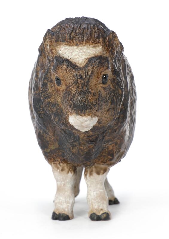 Jeanne Grut | A faiance figure in the shape of a muskox calf (1964 ...