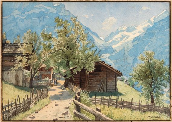 Wilhelm Bernhard Benteli | Spillstatt near Grindelwald, Switzerland ...