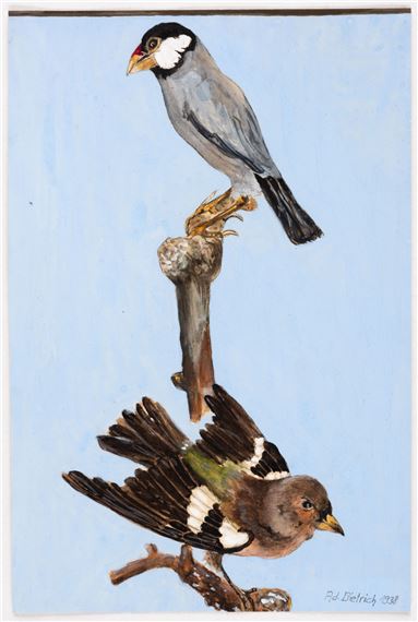 Adolf Dietrich | Birds study (1938) | MutualArt
