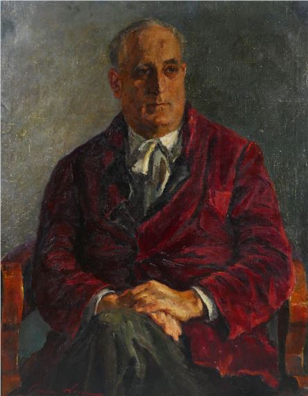 Corina Lecca | Man in Armchair | MutualArt