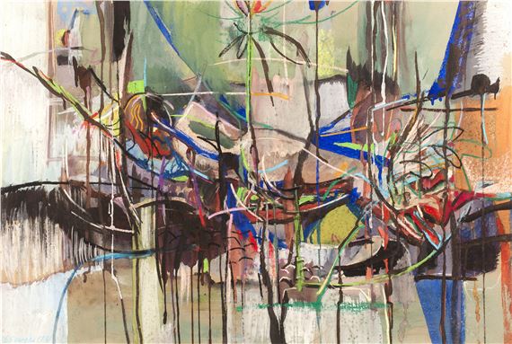Derrick Sayer | Abstract with boats (78) | MutualArt