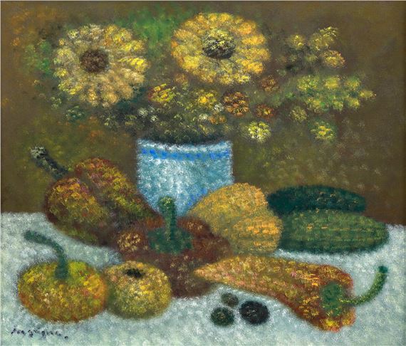 Ion Grigore | Still Life with Flowers and Vegetables [2011 (2011 ...