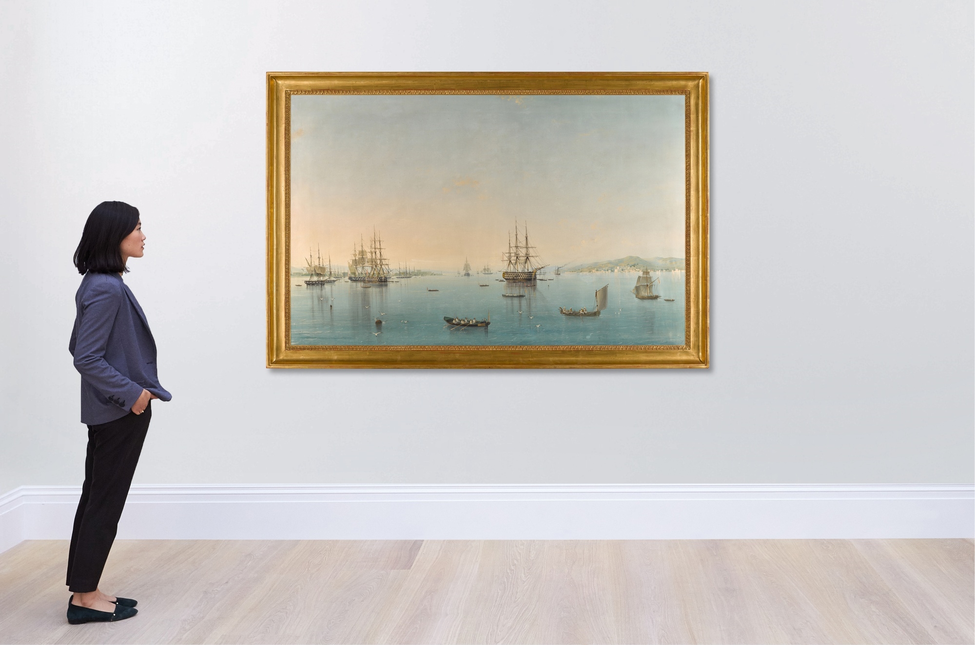 Carlo Bossoli | A view of the Dardanelles | MutualArt