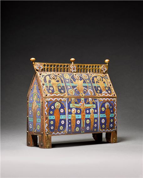 Limoges School, 13th Century | Chasse with the Crucifixion and Christ ...