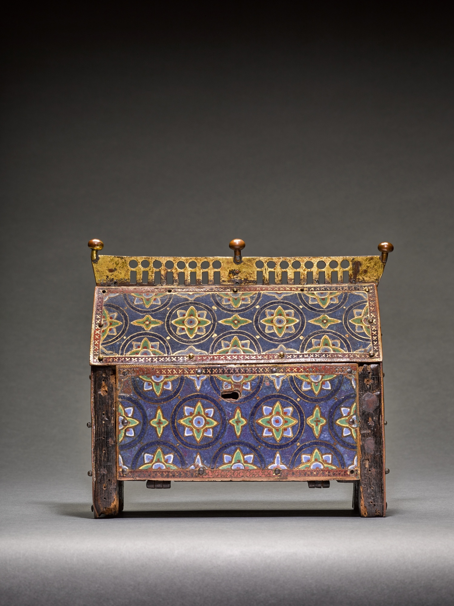 Limoges School, 13th Century | Chasse with the Crucifixion and Christ ...