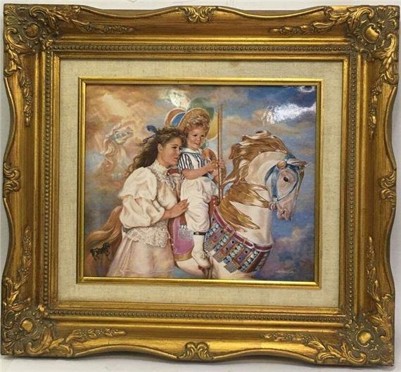 Sandra Kuck | Franklin Mist Sandra Kuck Porcelain Plaque | MutualArt