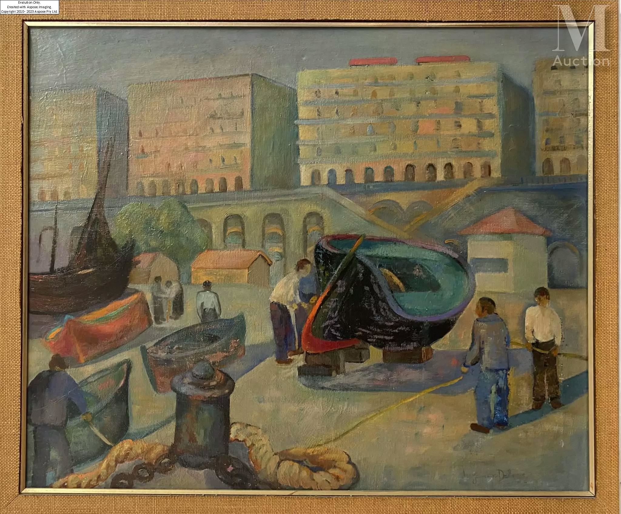 Suzanne Delbays | Le port d'Alger | MutualArt
