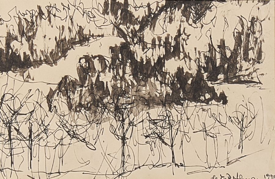 Lenke Rothman | Landscape (1954) | MutualArt