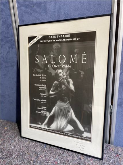 Oscar Wilde | Signed framed Salomé by Oscar Wilde poster Dimensions ...