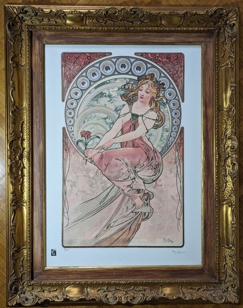 Alphonse Mucha | Alphonse Mucha (1860-1939) d'après, Allégorie de la ...