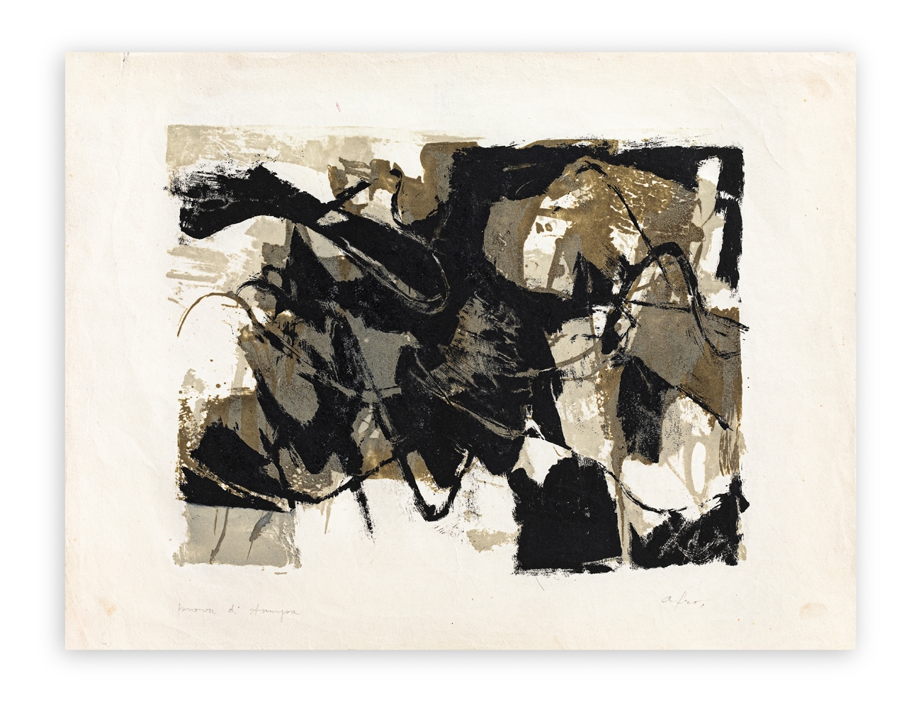 Afro Basaldella | Sottobosco (1959) | MutualArt