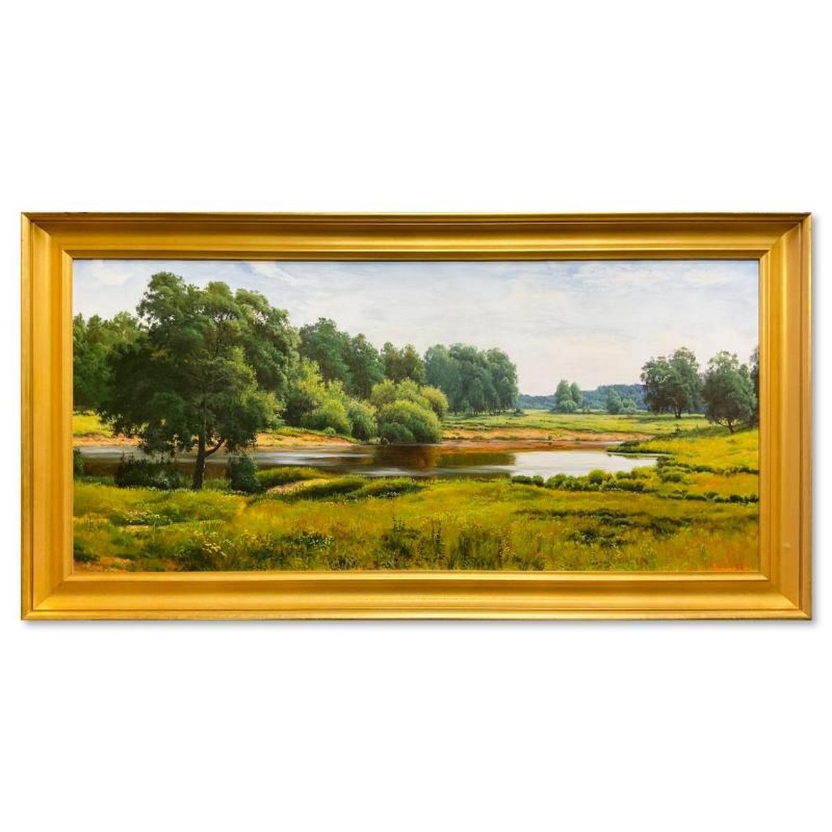 Igor Prishepa | Meadow by the River | MutualArt