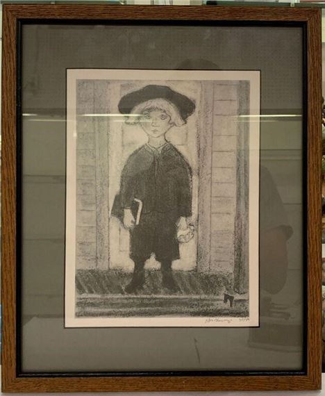 Christian Newswanger | Xtian Newswanger Pencil Signed Print Of Boy ...