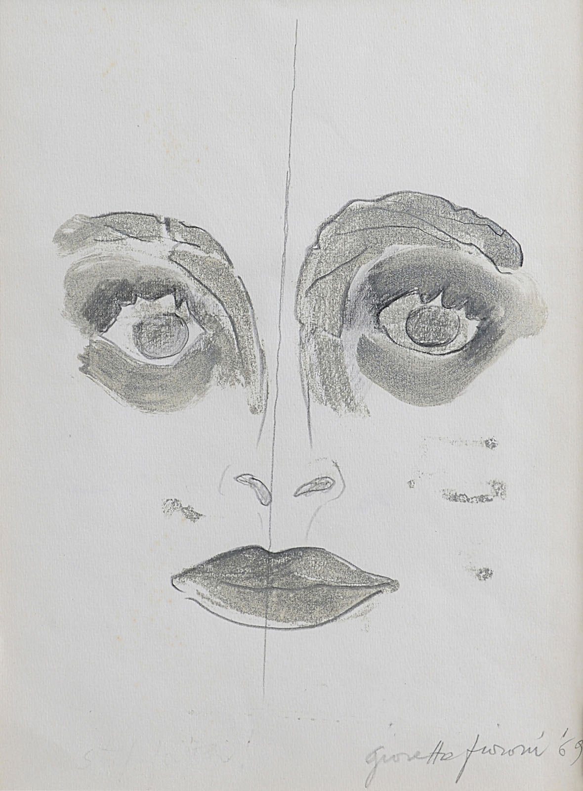 Giosetta Fioroni | Fisionomies (1969) | MutualArt