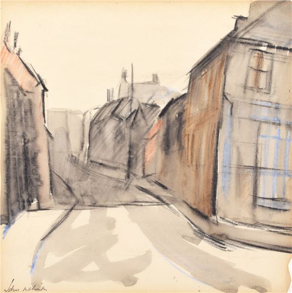 John Melville | Street scene | MutualArt