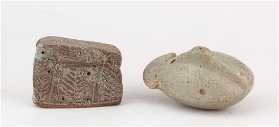 Ian Godfrey | IAN GODFREY (1942-1992); a stoneware rattle modelled as a ...