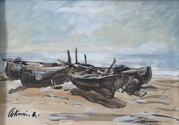 Antonio Asturi | TECNICA MISTA MARINA DI ANTONIO ASTURI | MutualArt
