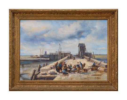 E. Mclean | HARBOUR SCENE (20th Century) | MutualArt