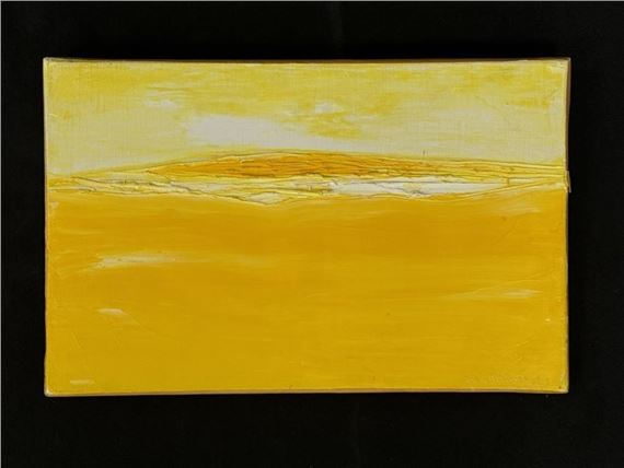 Seán McSweeney | Sean McSweeney Yellow Acrylic Landscape on Canvas ...