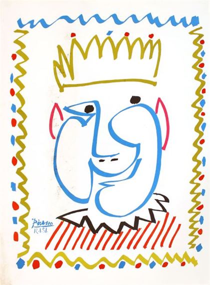 Pablo Picasso | After Pablo PICASSO The Carnival King Offset print ...