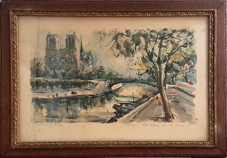 Marius Girard | Paris, la place du Tertre et le Sacré Cœur & Paris ...