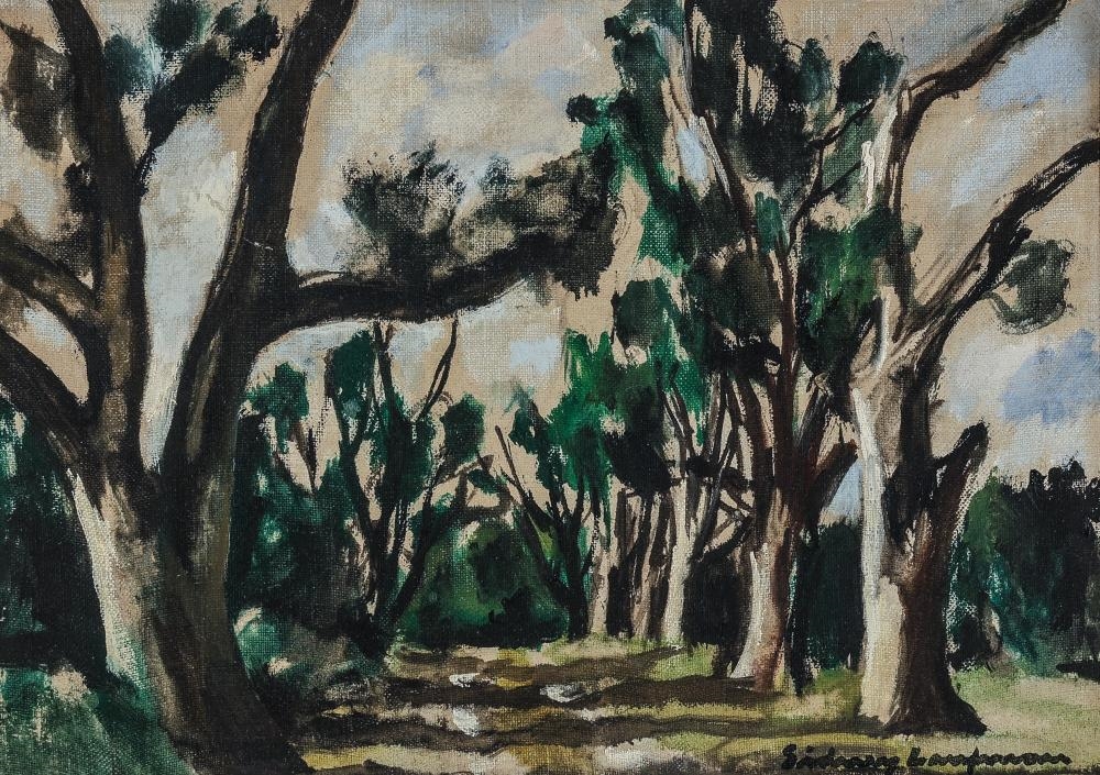 Sidney Laufman | Sidney LAUFMAN: The Old Driveway with Trees | MutualArt
