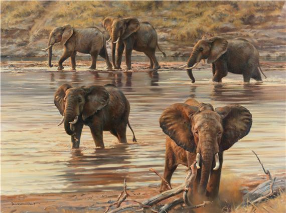 Donald Grant | Bull Elephant | MutualArt