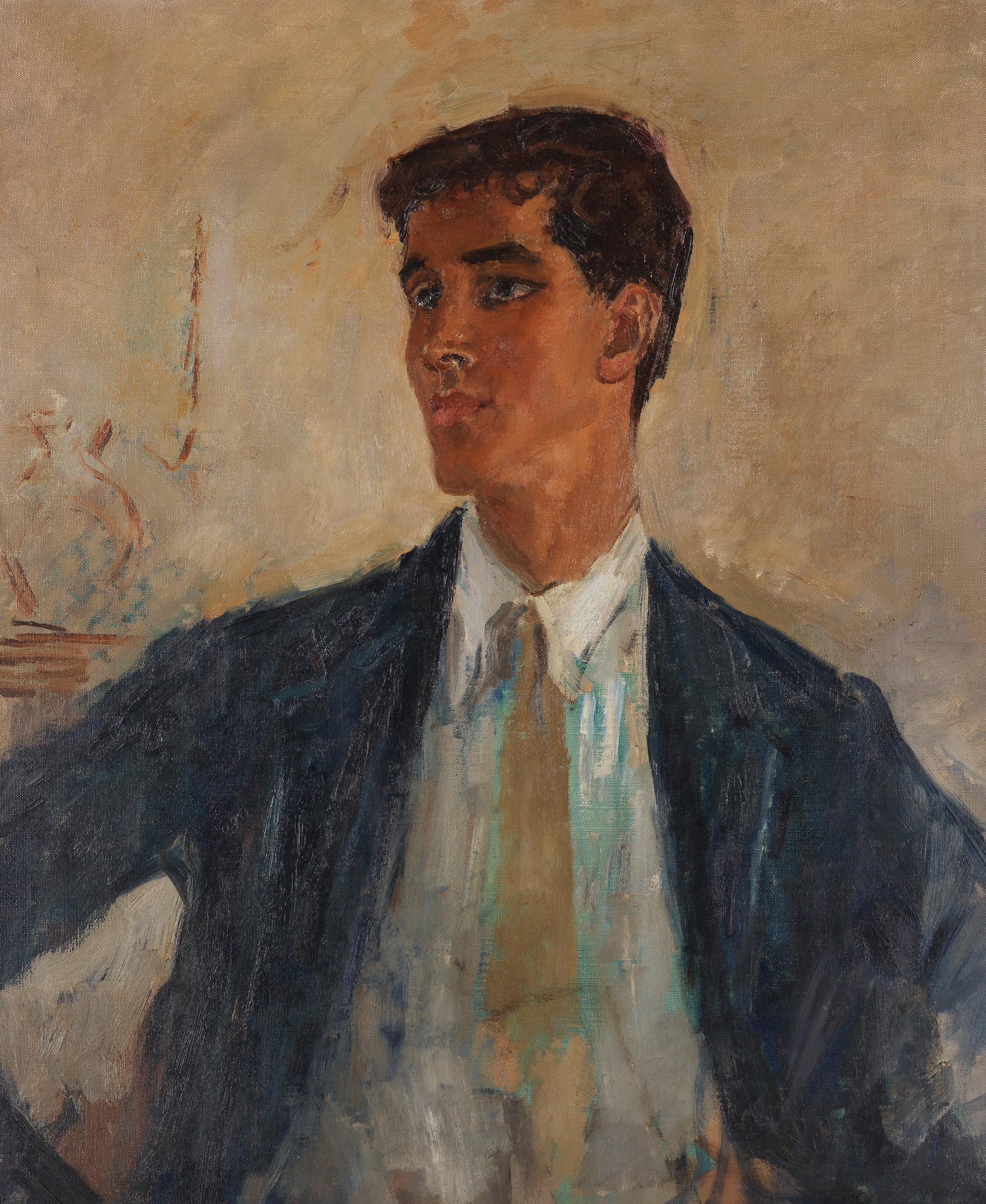 Augustus Edwin John | Portrait of Henry John (1930) | MutualArt