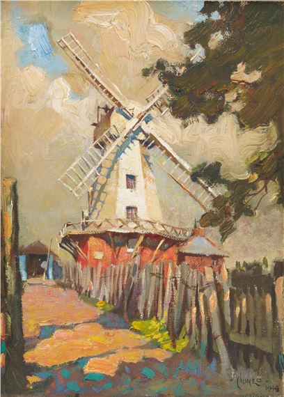 Terence Cuneo | The Old Smock Mill (1948) | MutualArt