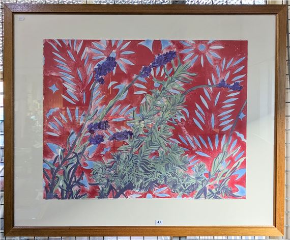 Laura Grosch | Lavender and Shawl (1970) | MutualArt