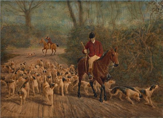 Inglis Sheldon-Williams | Start of the Fox Hunt | MutualArt