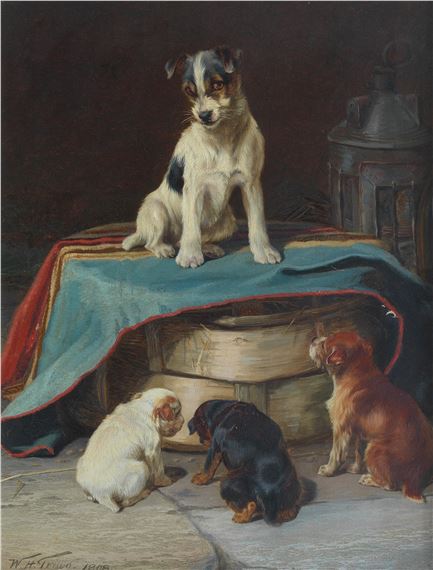William Henry Hamilton Trood | The leader of the pack; The cat's out of ...