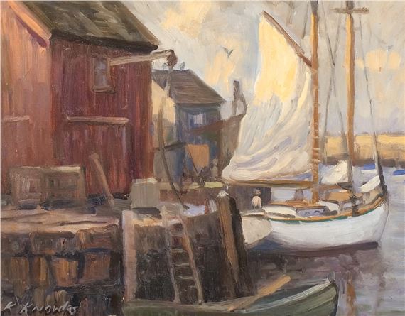 Kenneth Knowles | Oil on board (1997) | MutualArt