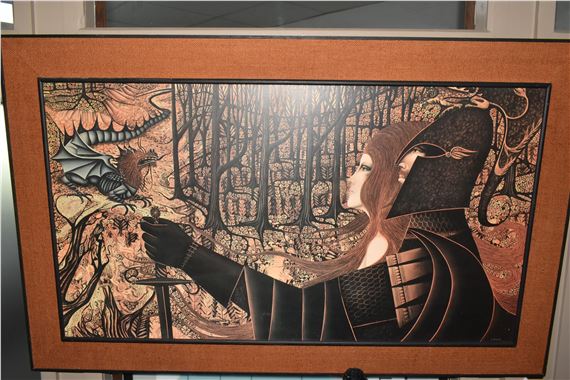 Eugene Baker | A VINTAGE EUGENE BAKER PRINT ON BOARD 'ANOTHER TIME ...