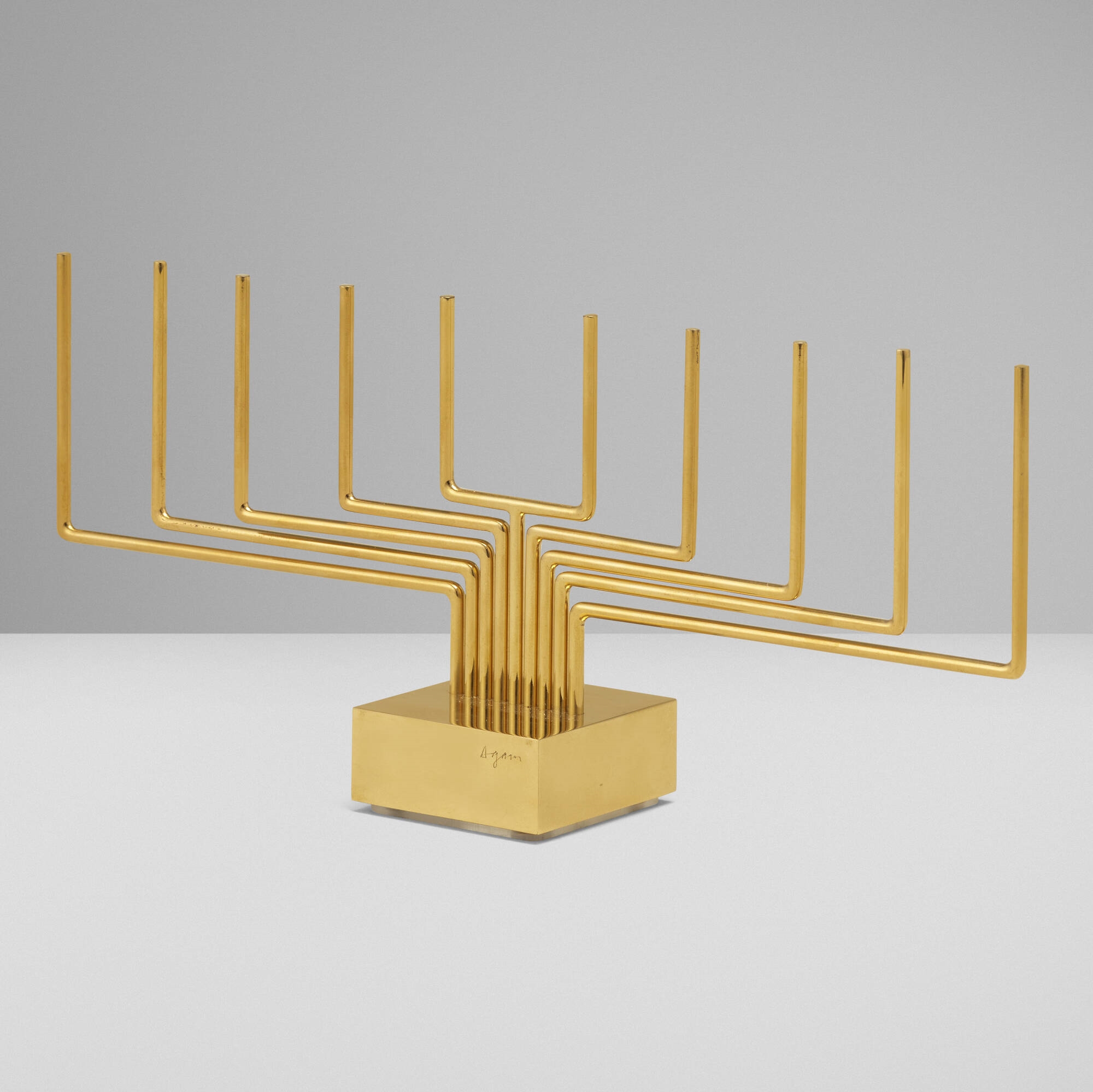 Yaacov Agam | Kinetic menorah (Circa 1979) | MutualArt