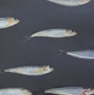 Ewan Fraser | Man with fish (86) | MutualArt
