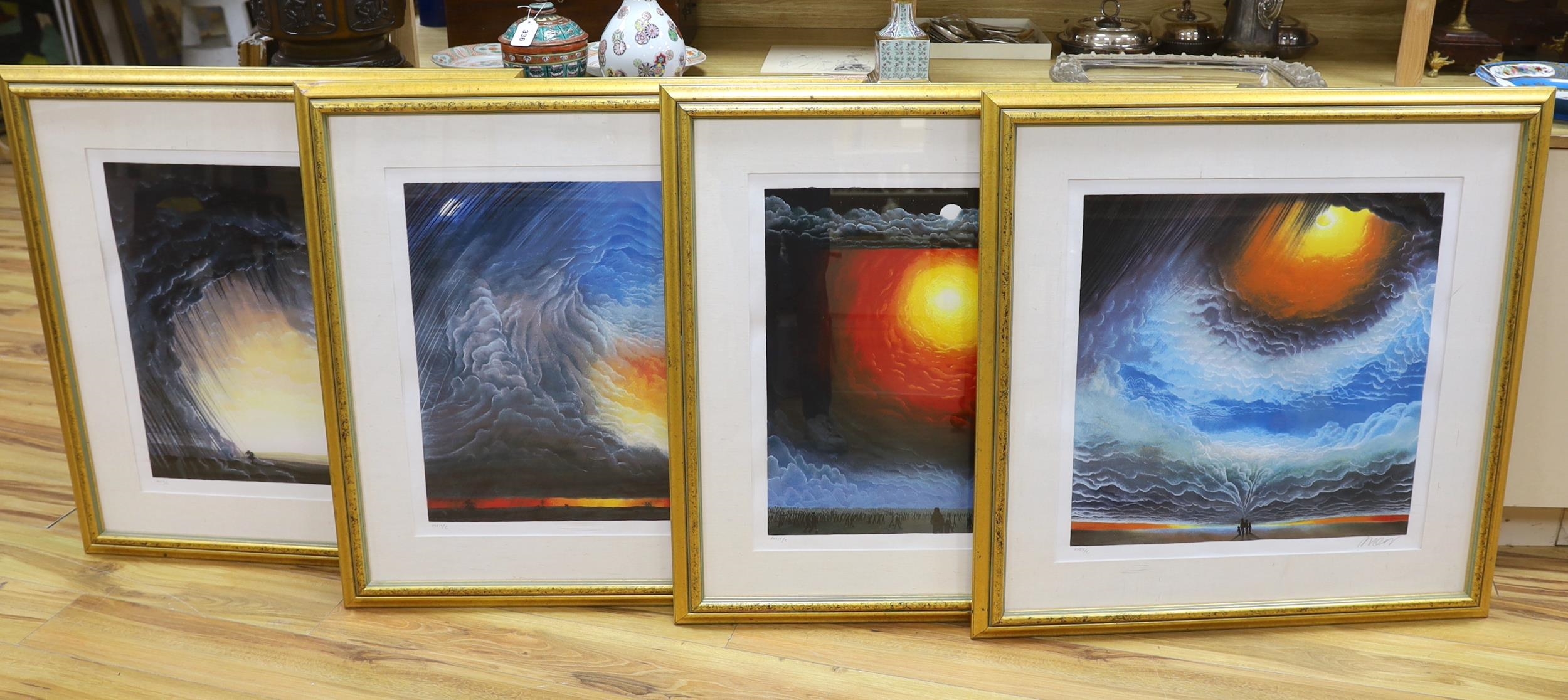 Mackenzie Thorpe | Mackenzie Thorpe (b.1956), a set of four serigraphs ...