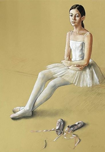 Fred Ross | Dancer White Dress | MutualArt