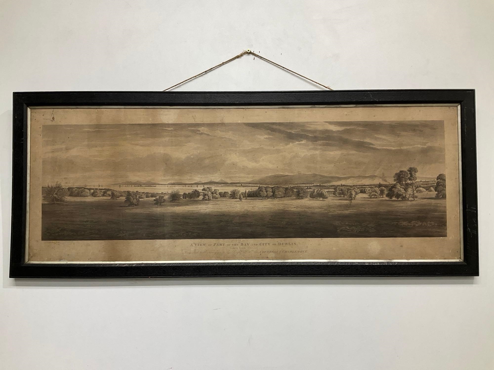 Daniel Havell | A View of Part of the Bay and City of Dublin from ...