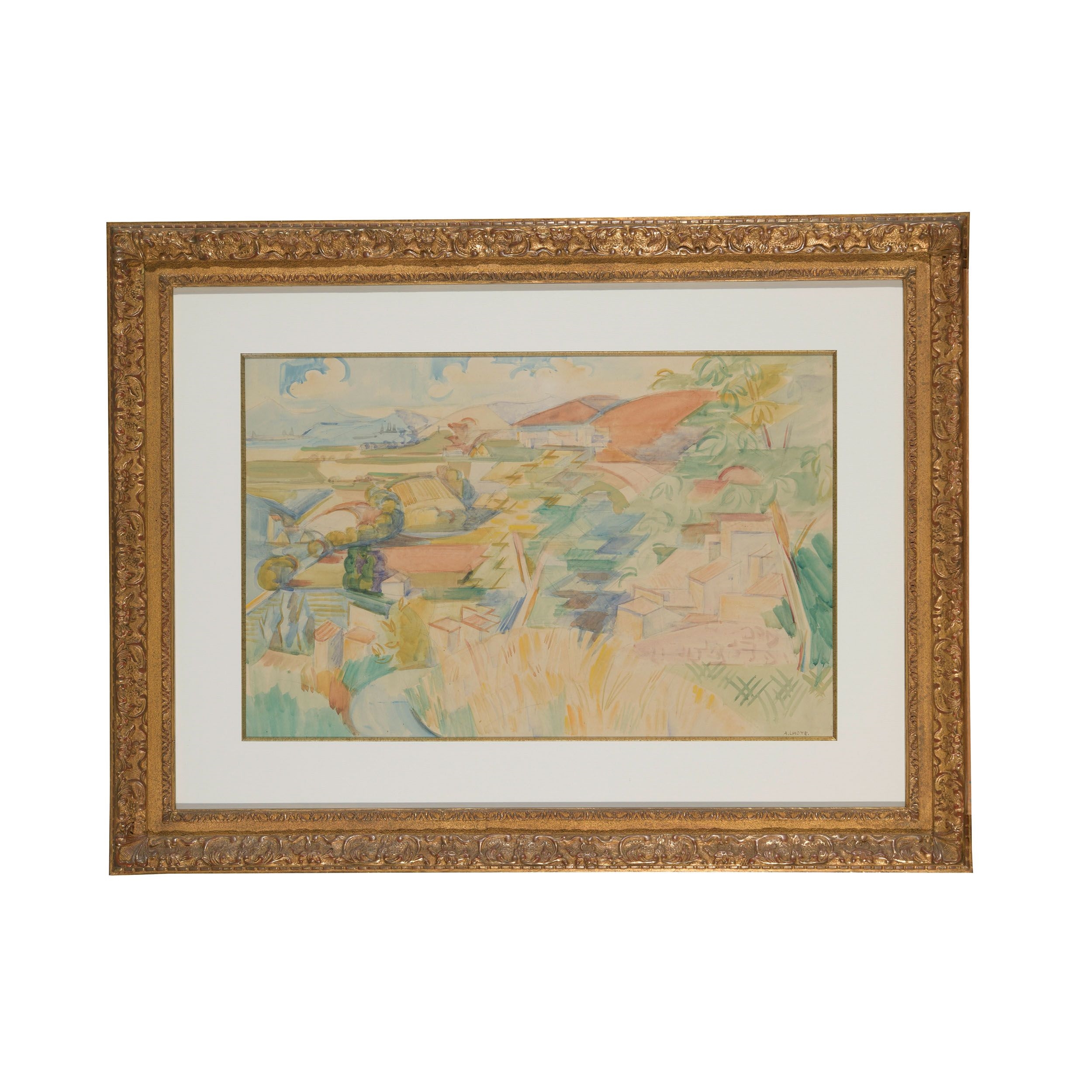 André Lhote | Paysage avec vue d'un village | MutualArt