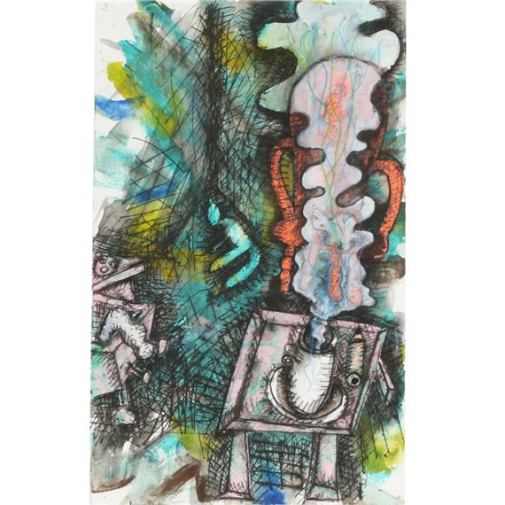 Elizabeth Murray | Cat in Corner, 1994 (1994) | MutualArt