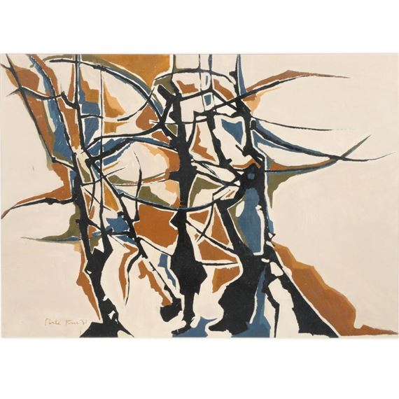 Perle Fine | abstract, 1957 (1957) | MutualArt