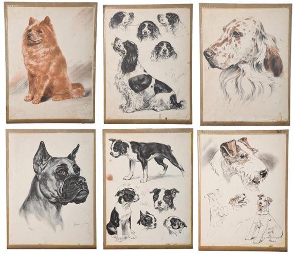 Diana Thorne | Diana Thorne Fine Art Drawings of Dogs | MutualArt