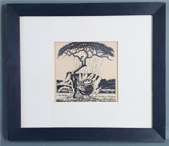 Jacob Hendrik Pierneef | ILLUSTRATION FOR COOKBOOK | MutualArt
