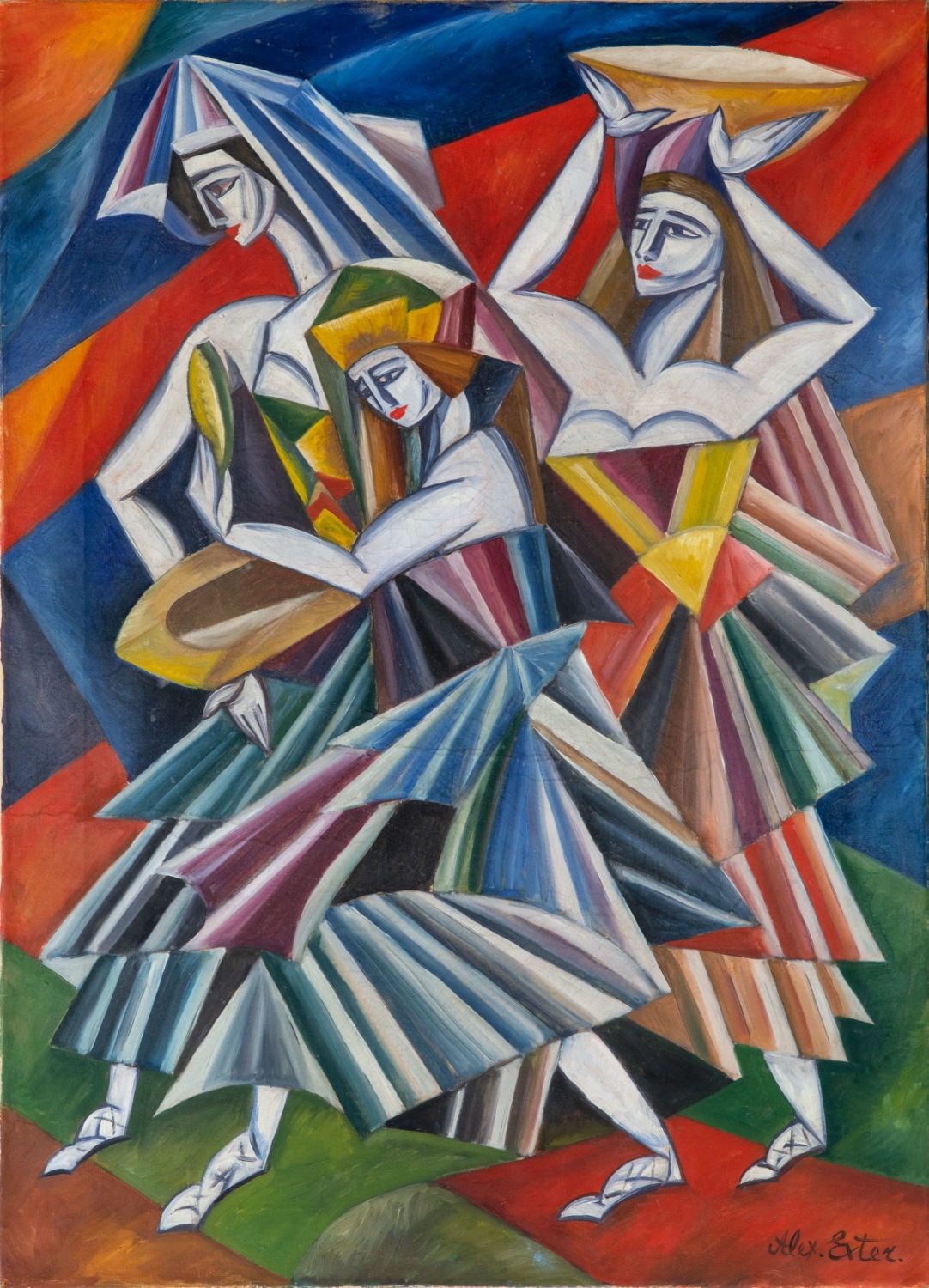 Alexandra Aleksandrovna Exster | Dancers on a Beach | MutualArt