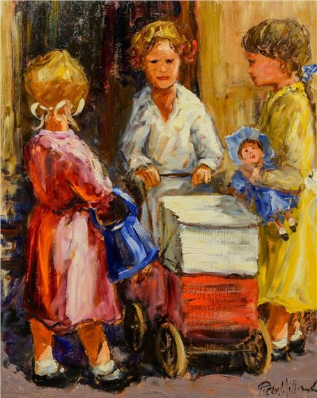 Pieter Millard | Three Girls | MutualArt